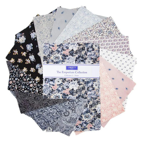 Liberty Fabrics: Riley Blake - The Emporium Collection: Tudor 10” Stac ...