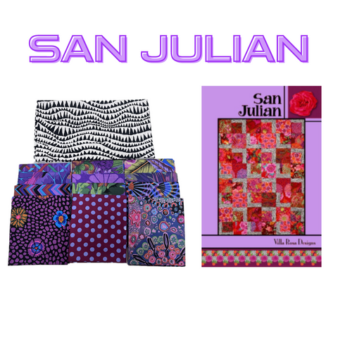 San Julian Quilt Kit - Purple Kaffe – Sew Trendy MN