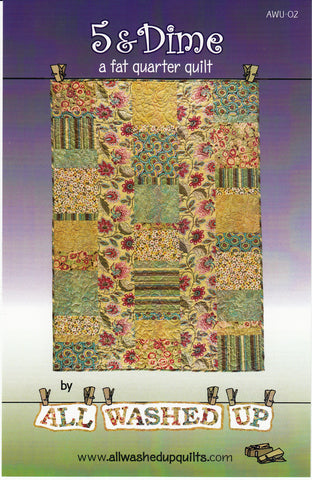 5 & Dime Revised Quilt Pattern by All Washed Up – Sew Trendy MN